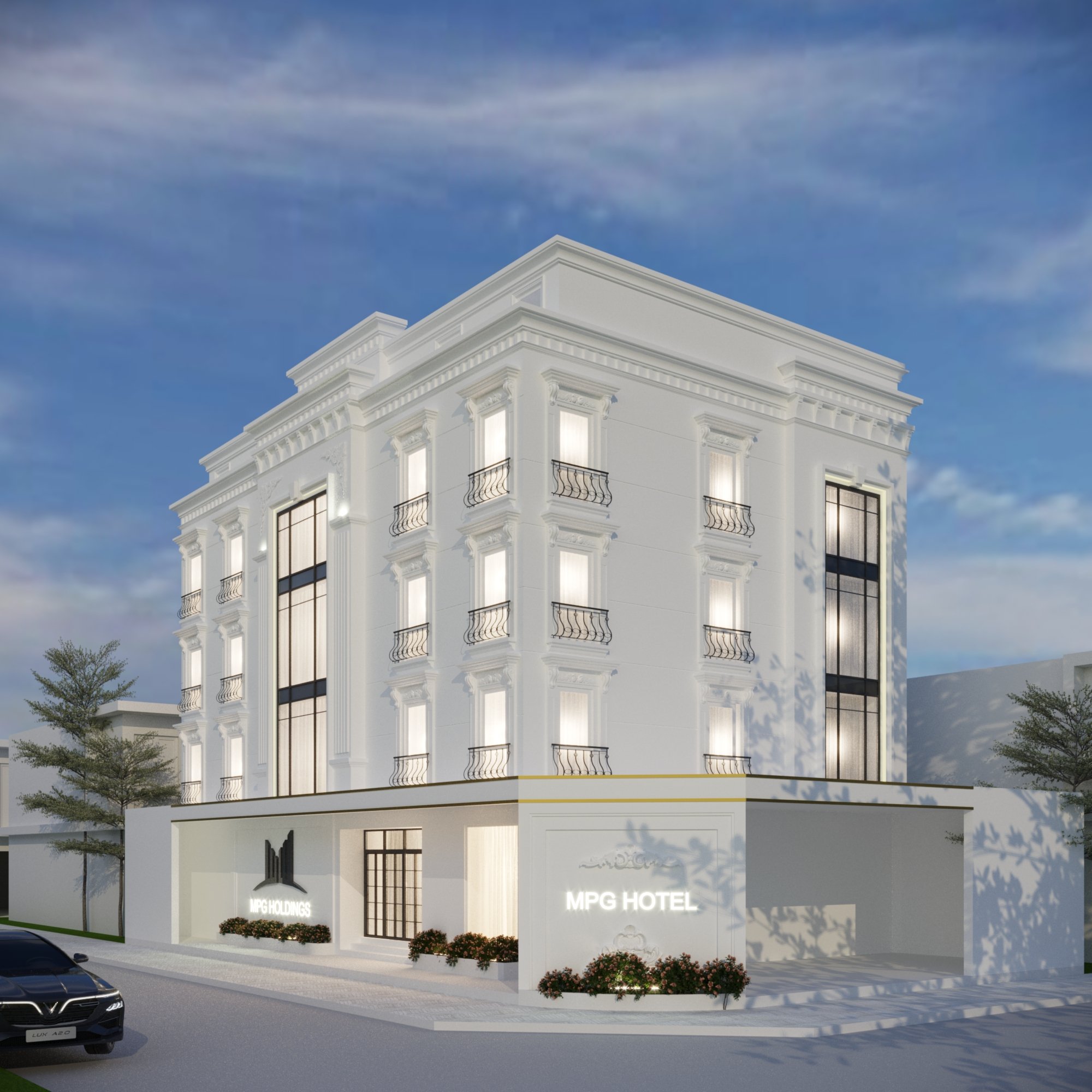 Dự án thiết kế đồng bộ kiến trúc và nội thất khách sạn MPG - Home Decor